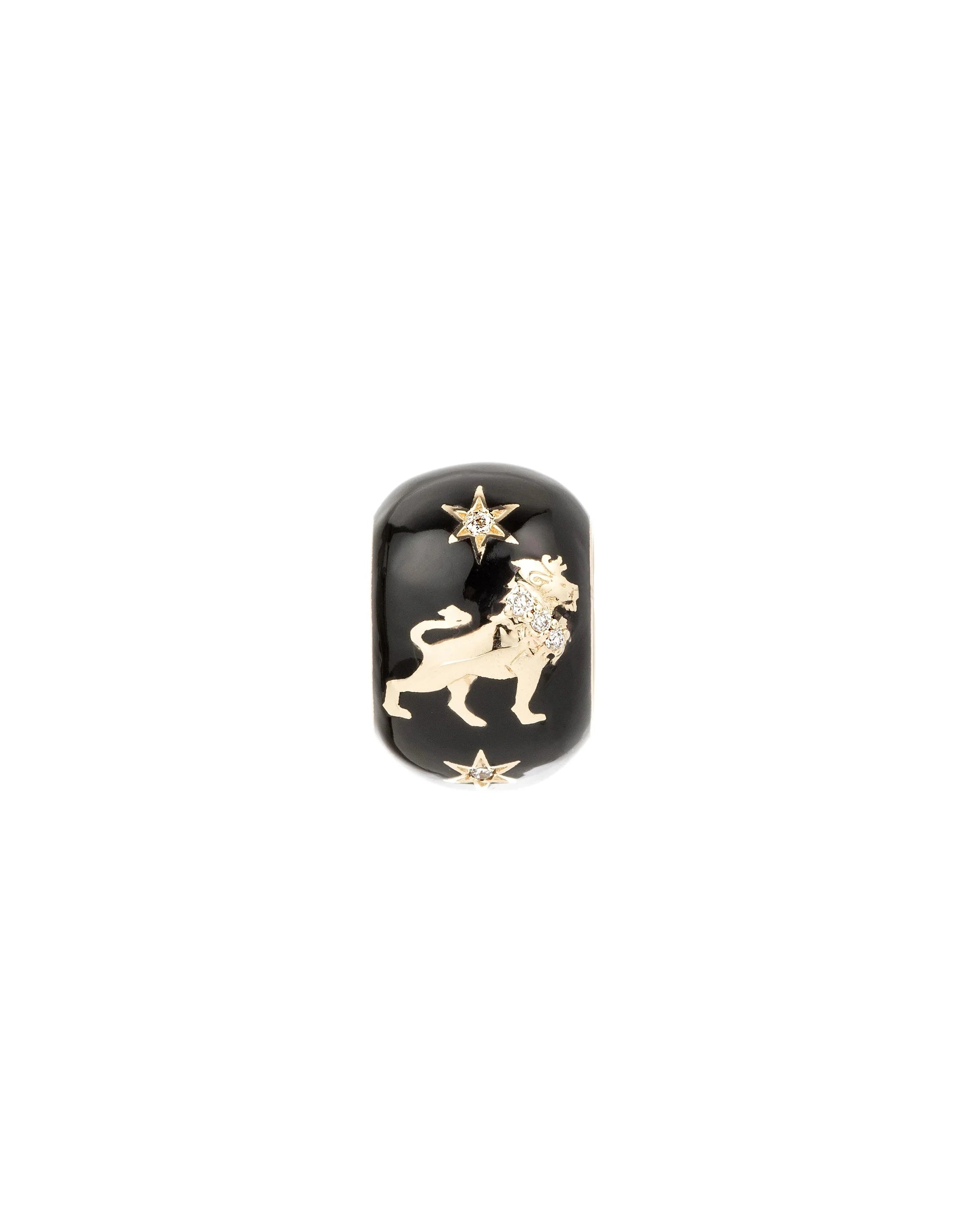Zodiac Ceramic + Diamond Leo Big Bead – Monarch Market