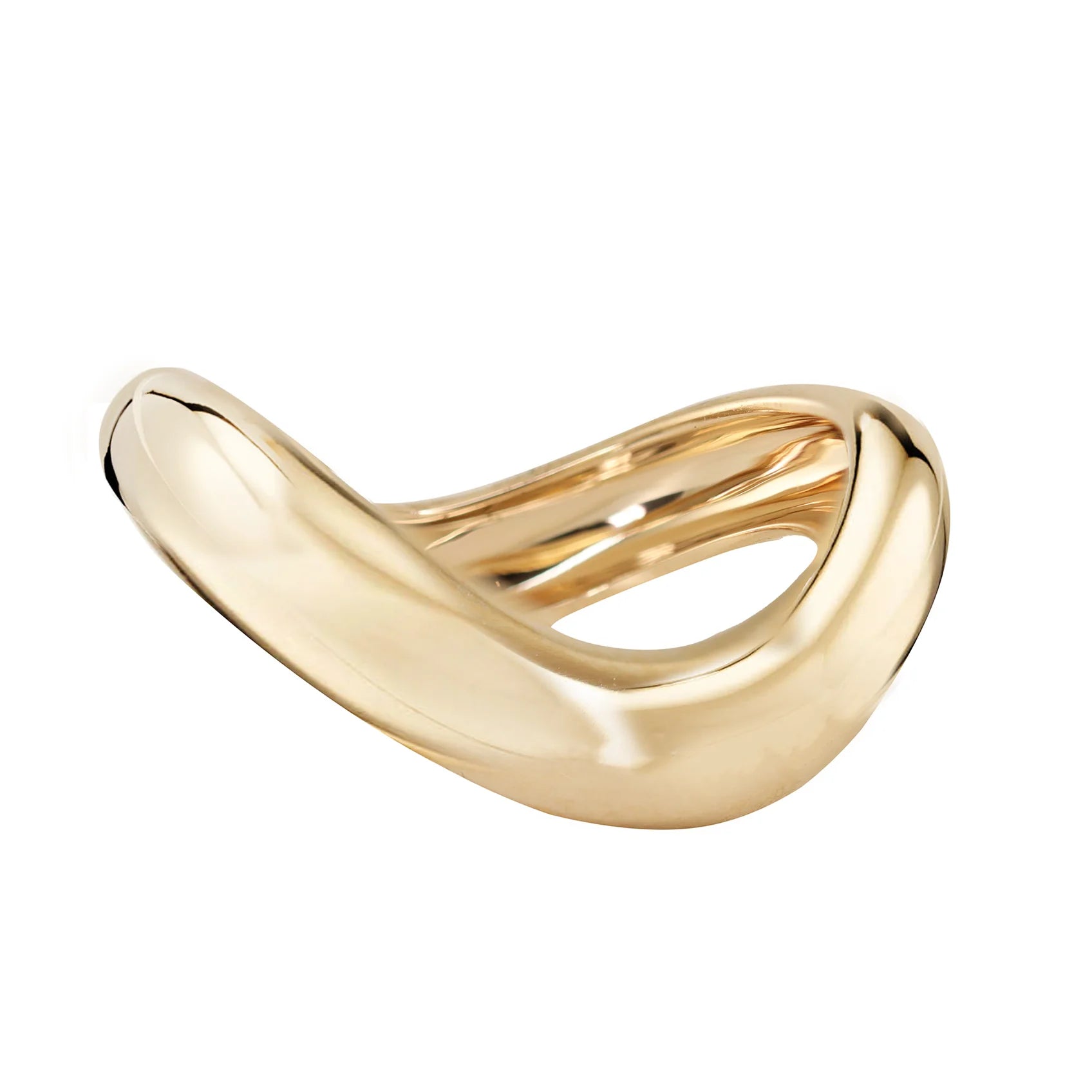 14kt gold dome wave ring – Monarch Market