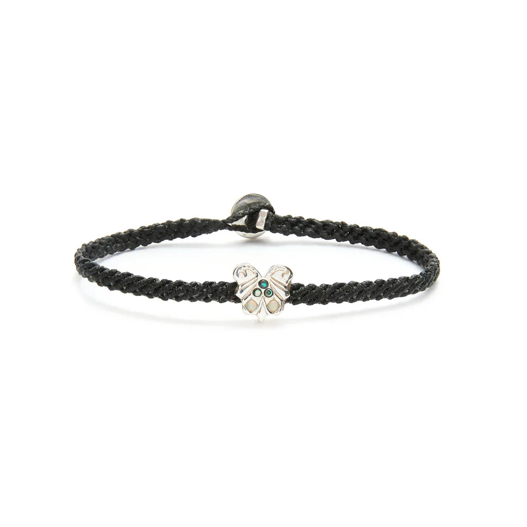 Mariposa Macrame Bracelet in Sterling Silver – Monarch Market